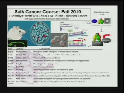 Reuben Shaw – Oncogenes and the emergence of modern cancer research - Salk Institute