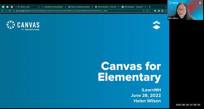 Canvas for Elementary (Teachers) - UNH Media