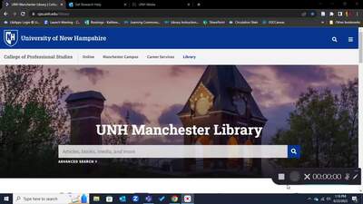 Welcome to the UNH Manchester Library - UNH Media