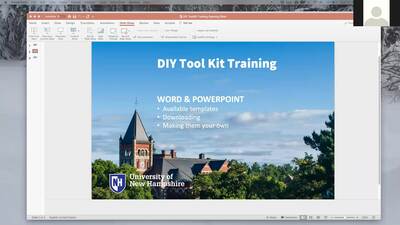 DIY - Word and PPT Templates - UNH Media