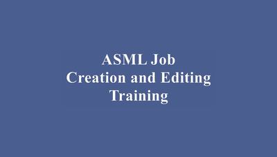 ASML Wafer Stepper Job Programming Training Video - Video on Demand