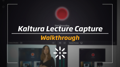 Kaltura Classroom - Walkthrough - Kaltura Videos