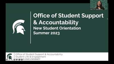 OSSA NSO Orientation 2023 - MSU MediaSpace