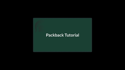 Packback Tutorial - MSU MediaSpace