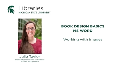 Book Design Tips: Images - MSU MediaSpace