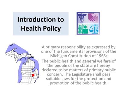 Health Policy Development - MSU MediaSpace
