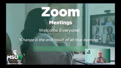 Zoom Meetings - MSU MediaSpace