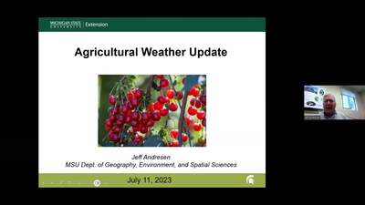 Agricultural Weather Update - July 11, 2023 - MSU MediaSpace