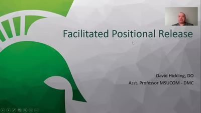 Facilitated Positional Release - MSU MediaSpace