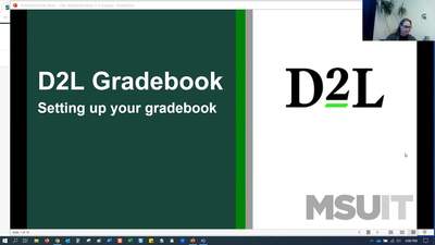 D2L Gradebook Setup - MSU MediaSpace